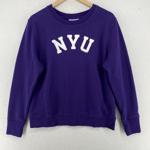 Champion | Shirts | Nyu Sweatshirt Adult L Champion New York University ...